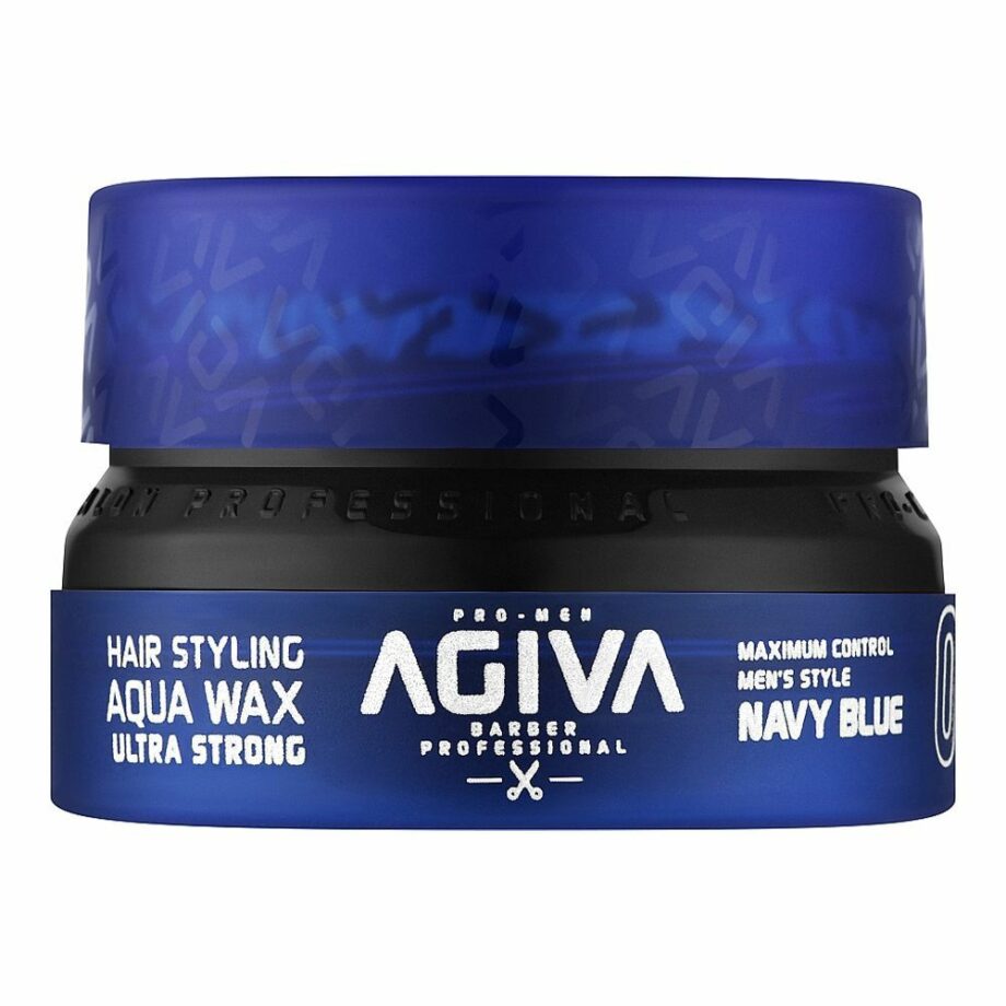 2 AGIVA STYLING HAIR WAX AQUA ULTRA STRONG - NAVY BLUE 155ML - Beauty Depot